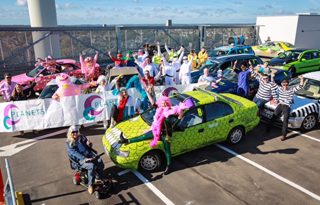 Scrap to the Future car rally from Southampton General Hospital to Loch ...